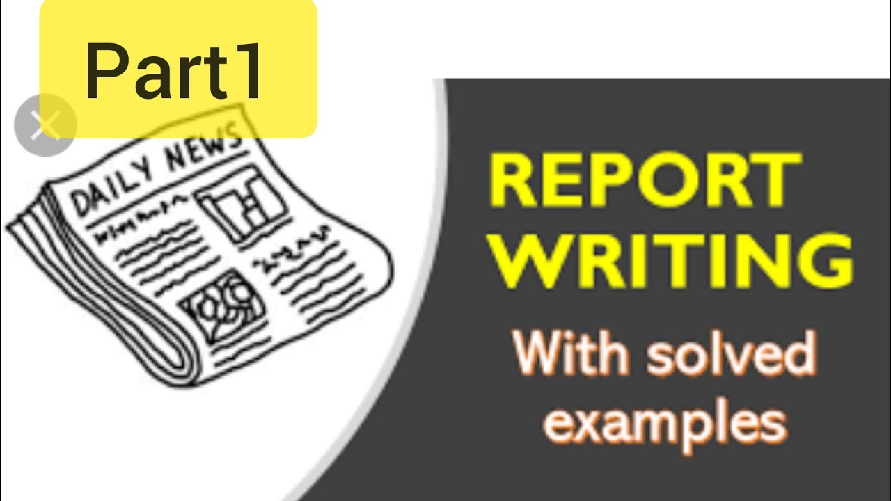 Report writing, part -1 definition, format - YouTube