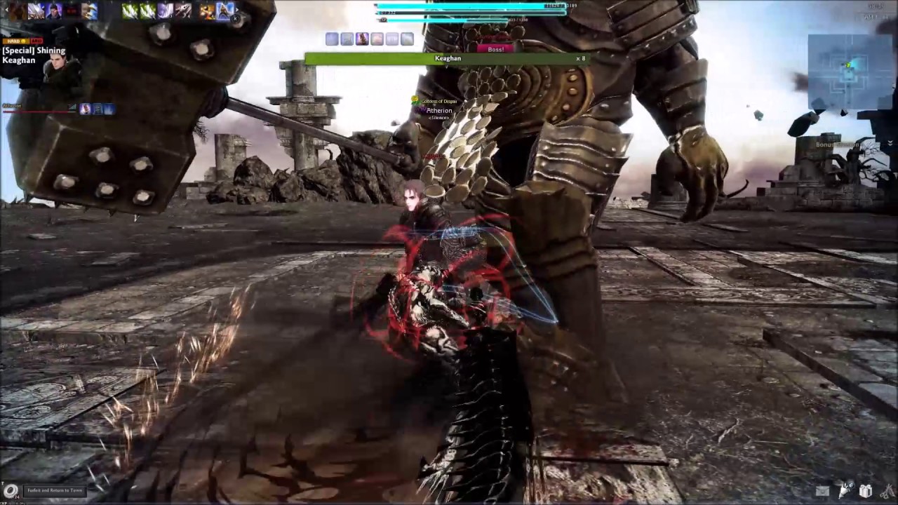 Vindictus Shining Keaghan Hurk Solo - YouTube