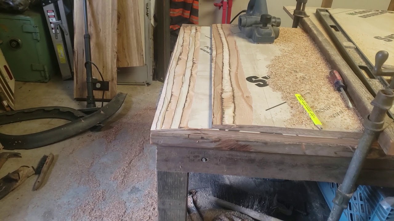 Scarfing plywood part1 - YouTube
