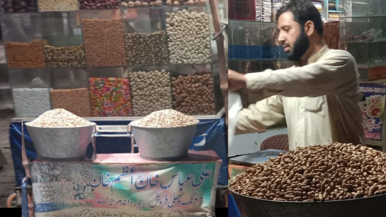 Peanut- Mong Phali Food Street Layyah @how to make peanut - YouTube