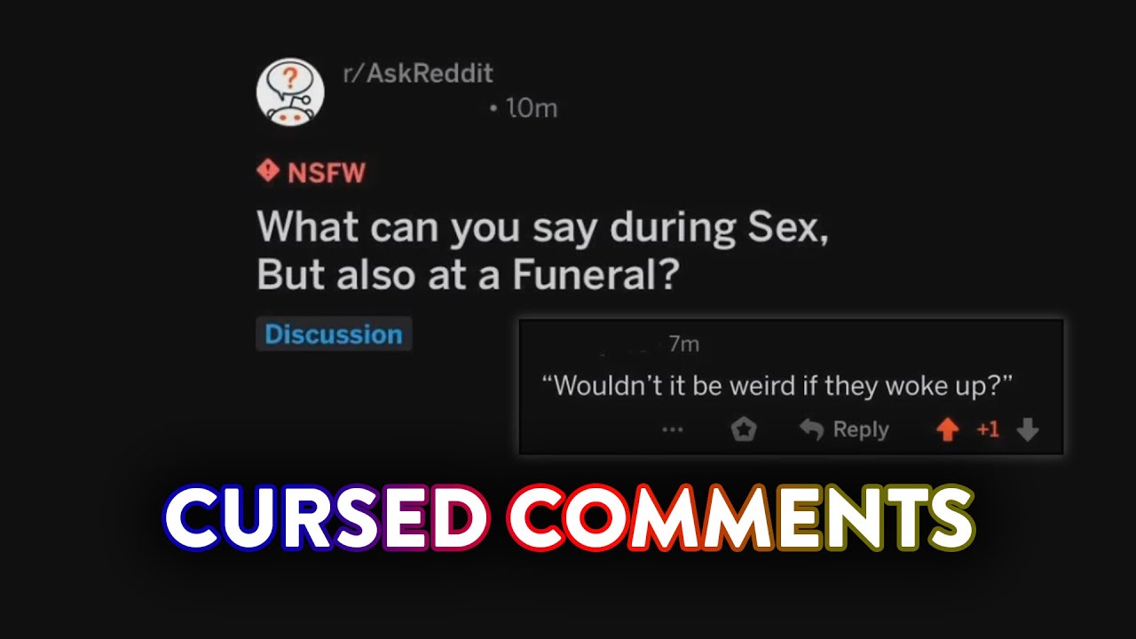 cursed comments. - YouTube