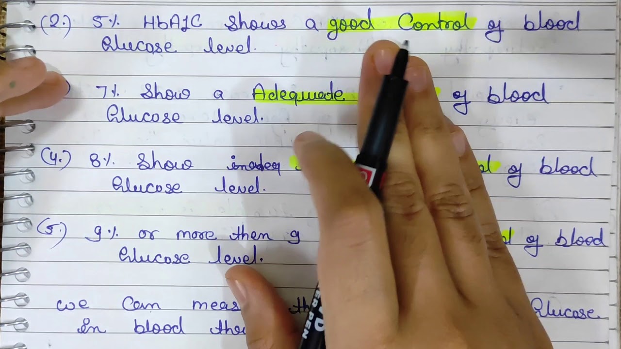 Glycated Hemoglobin explained | HbA1C Biochemistry | Structure, range ...