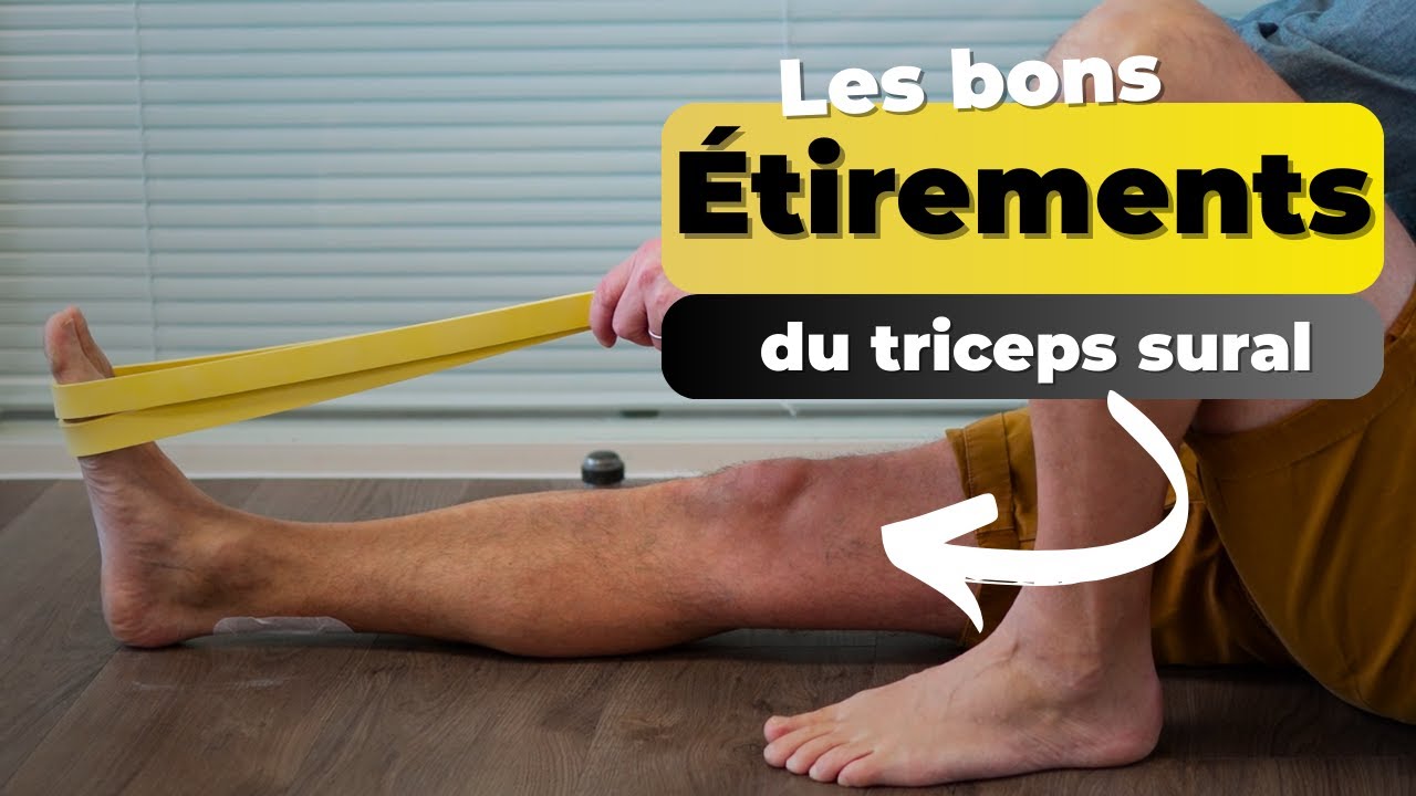 Étirements du triceps sural (muscle du mollet) - YouTube