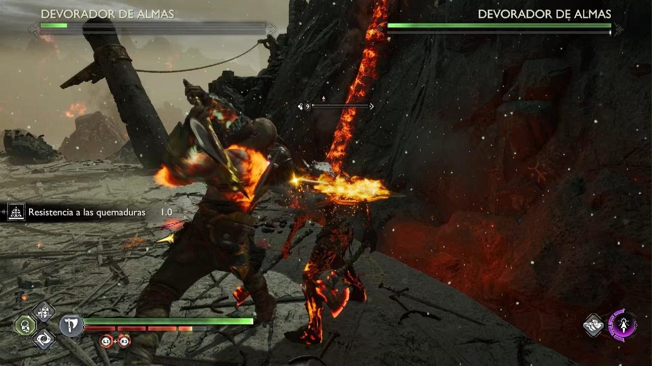 GoW Ragnarök: La invocación de Surtr Dame GOW+ - YouTube