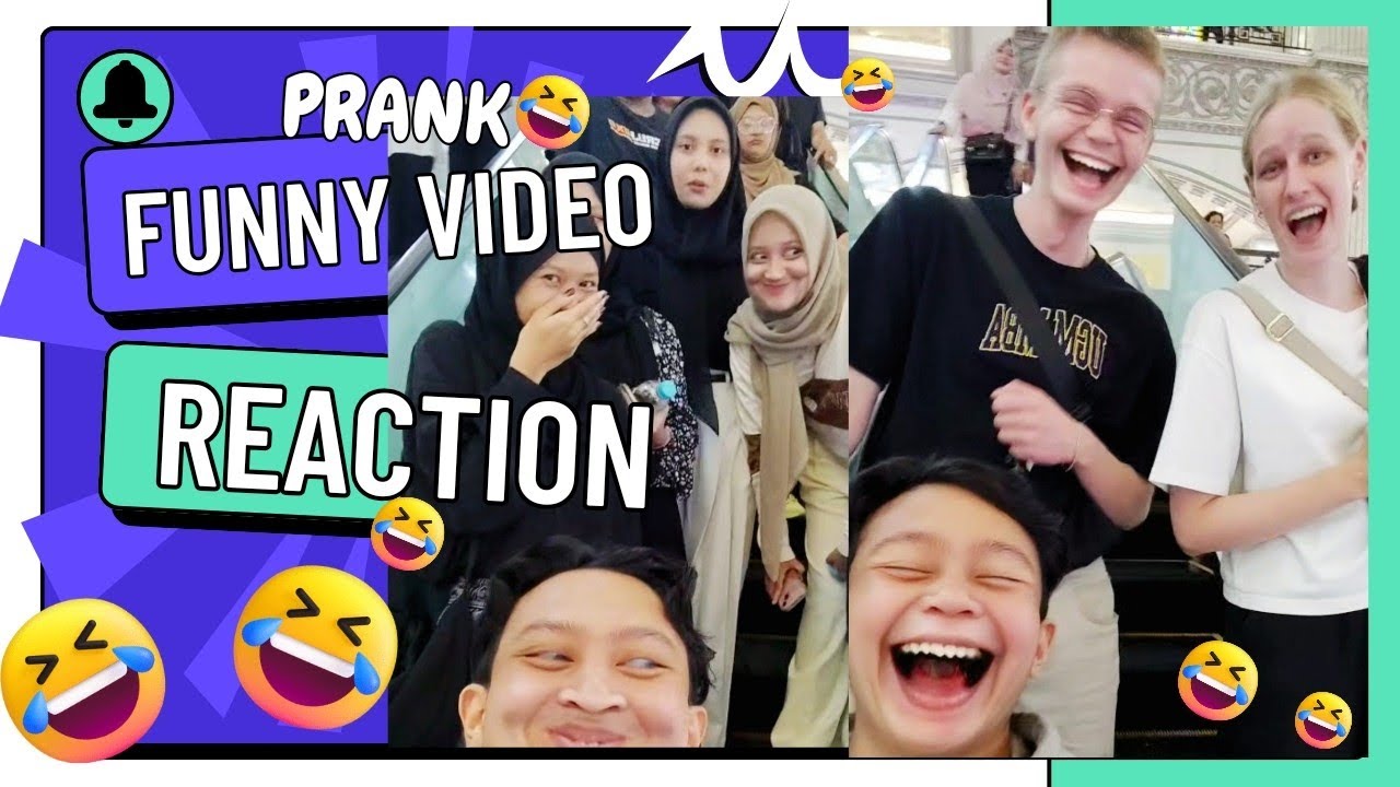 funny video filter prank | prank eskalator | prank Jogja - YouTube
