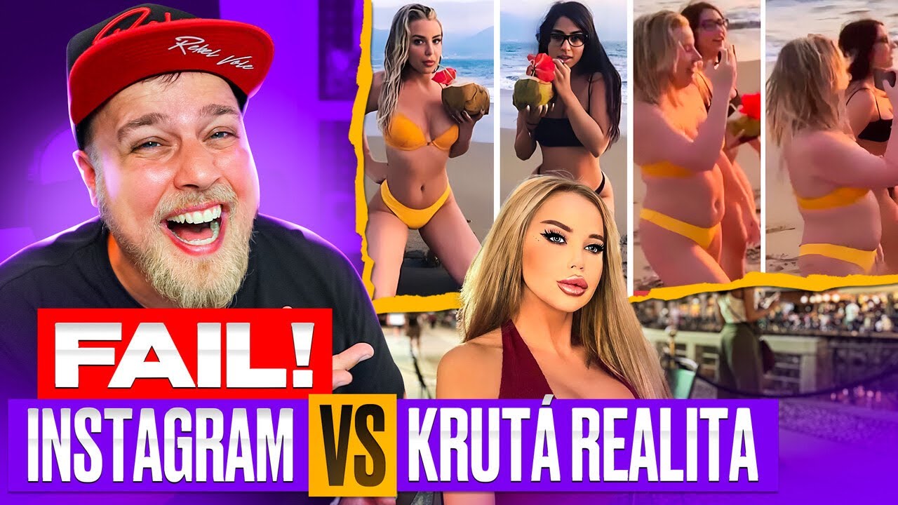 20 FOTEK FAILŮ NA INSTAGRAMU VS JAKÁ JE KRUTÁ REALITA - YouTube