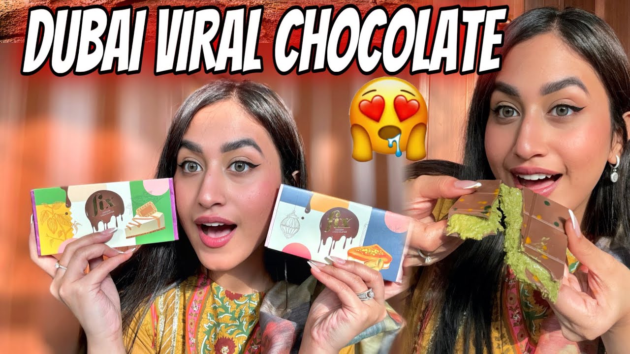 Trying the viral Dubai chocolate bars 🤤|| is it worth the hype? || ASMR ...