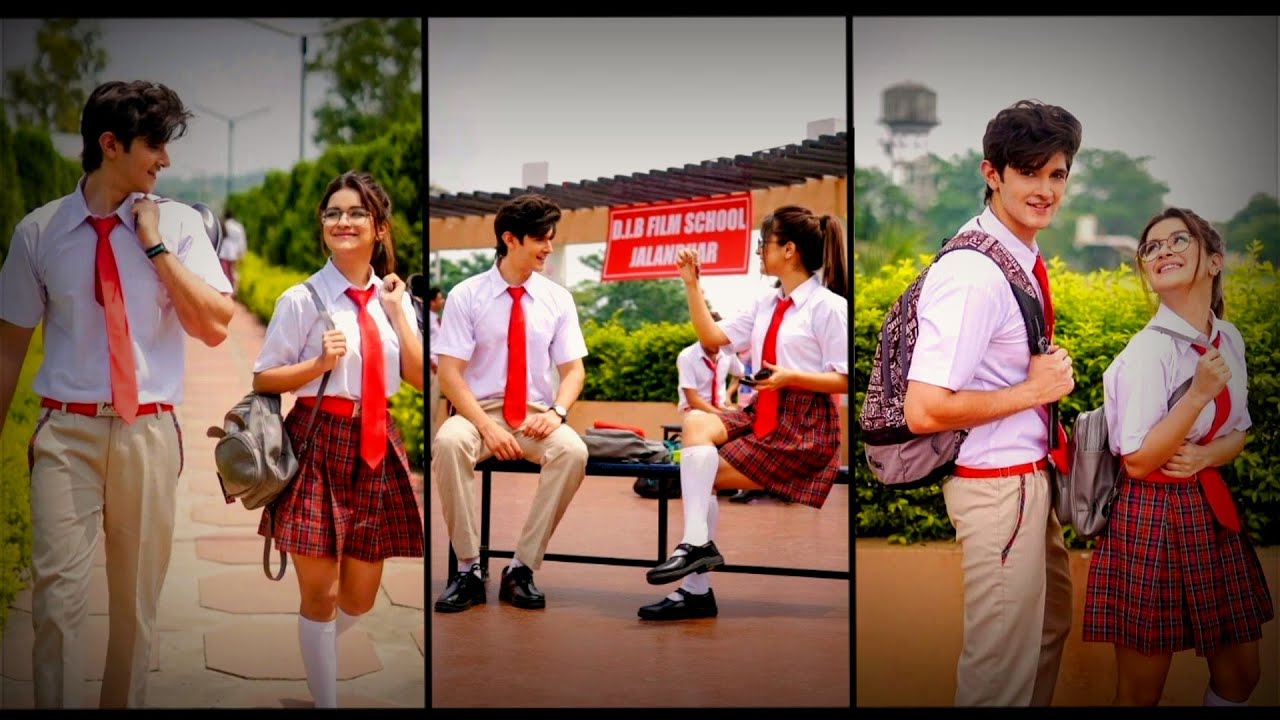 School Time Love Story 💜 Student Love Relationship 🥀 Whatsapp Status ...