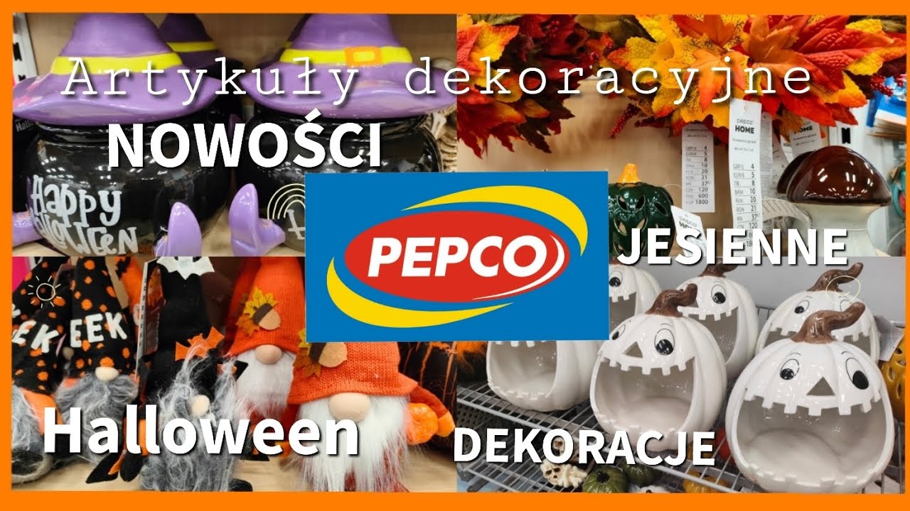 DEKORACJE w PEPCO na HALLOWEEN i na JESIEŃ NOWOŚCI Przegląd sklepów i ...