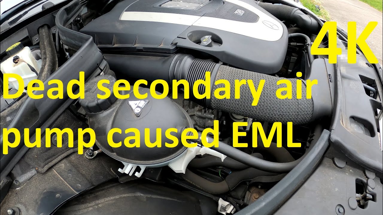 Changing the secondary Air Pump on a Mercedes W204 C280 V6 EML on 4K ...