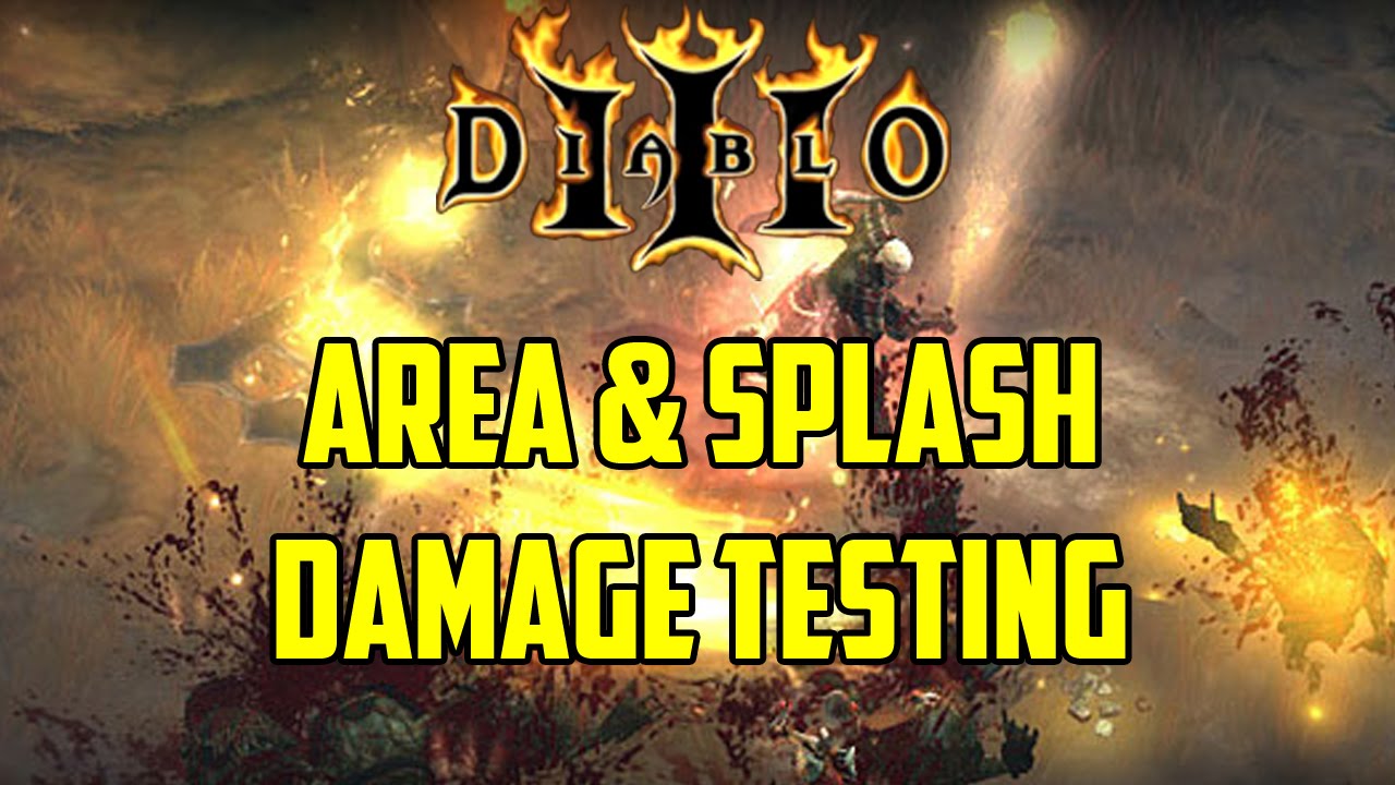 Diablo 3 - Area & Splash Damage Testing - YouTube