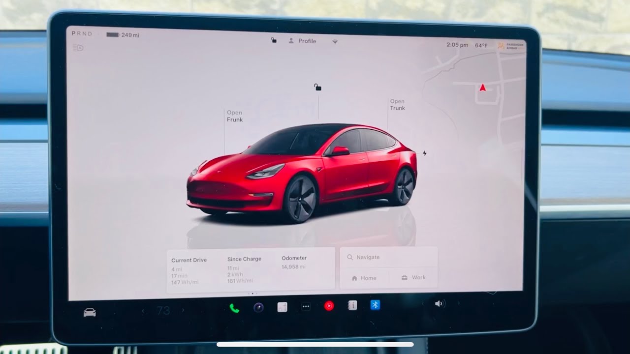 How To Change Wheel & Tire Settings on Tesla - YouTube
