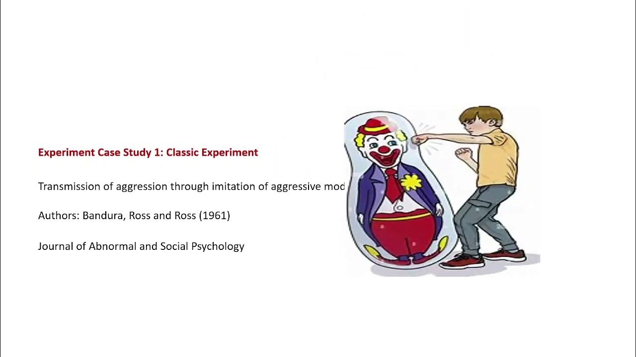 Case study 1: Bobo Doll Experiments I Experiments in Social Science ...