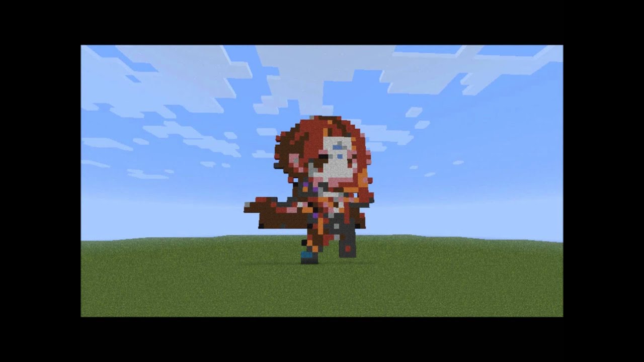 Nostale pixel art minecraft - YouTube