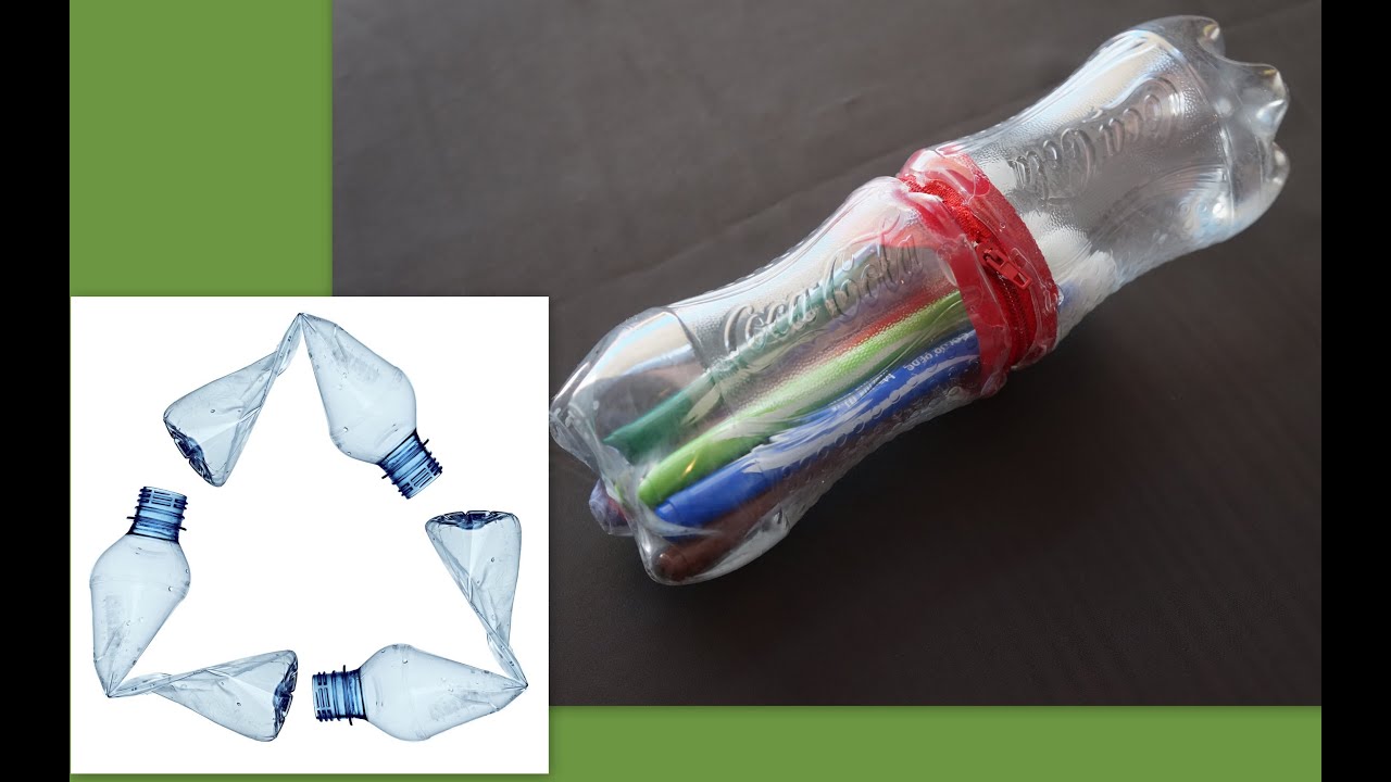 Plastic Bottle Pencil Case DIY - YouTube