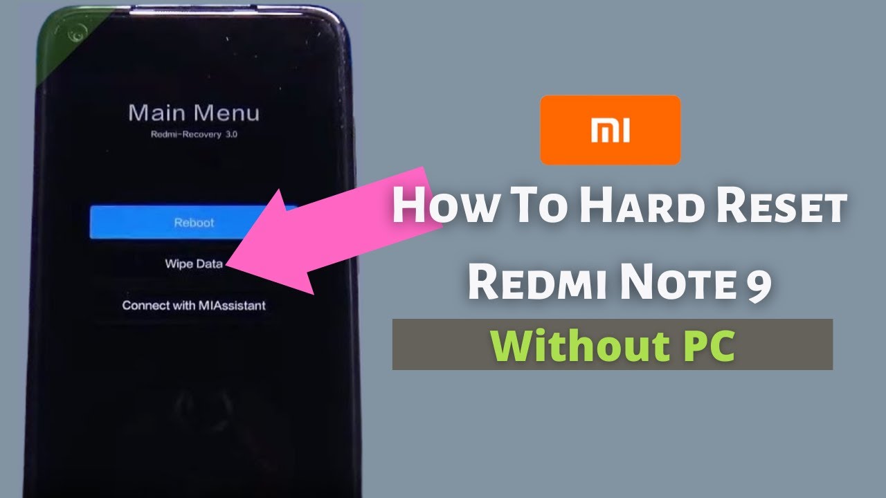Xiaomi Redmi Note 9 Hard Reset | Redmi Note 9 Factory Reset | Pin ...
