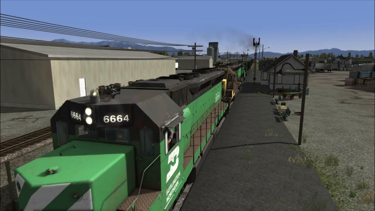 Train Simulator Classic 2025 BN SD45 Grain Train EX NP - YouTube