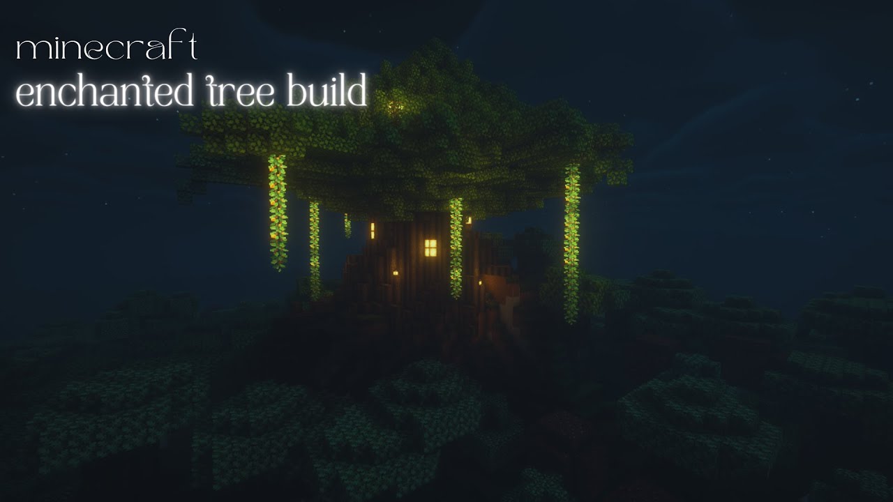 Aesthetic Minecraft│Enchanted Tree Speedbuild 🧚‍♀️🌳 - Mizuno's 16 Craft ...