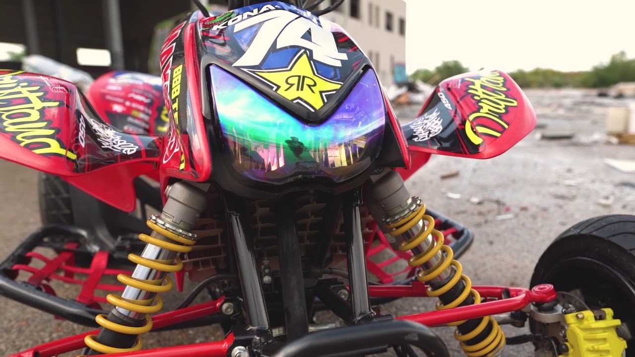 Honda trx 450r (superquad) - YouTube