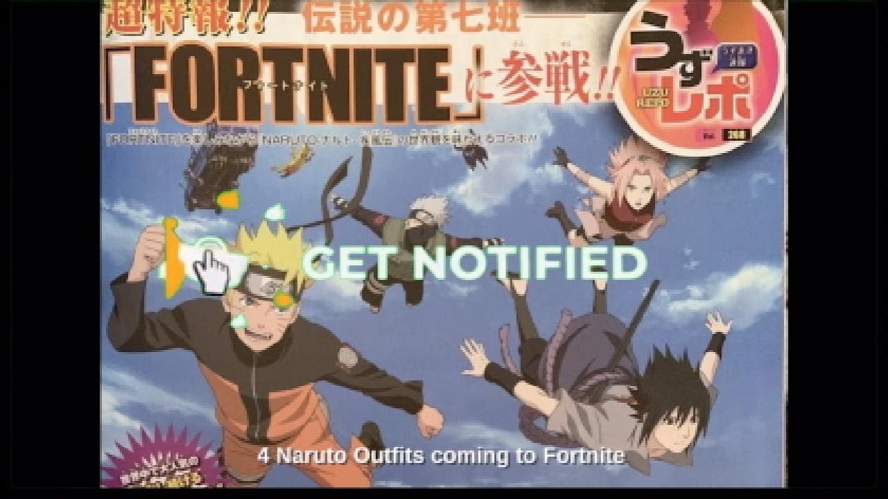 our first look at the fortnight Naruto Leaked skins and Concept - YouTube