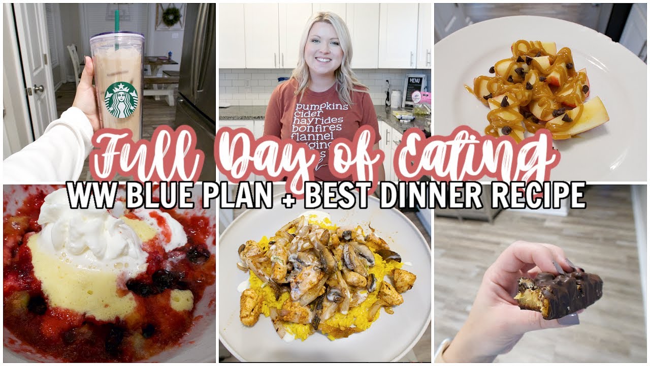 FULL DAY OF EATING ON WW | EASY MEAL IDEAS | BEST DINNER RECIPE! - YouTube