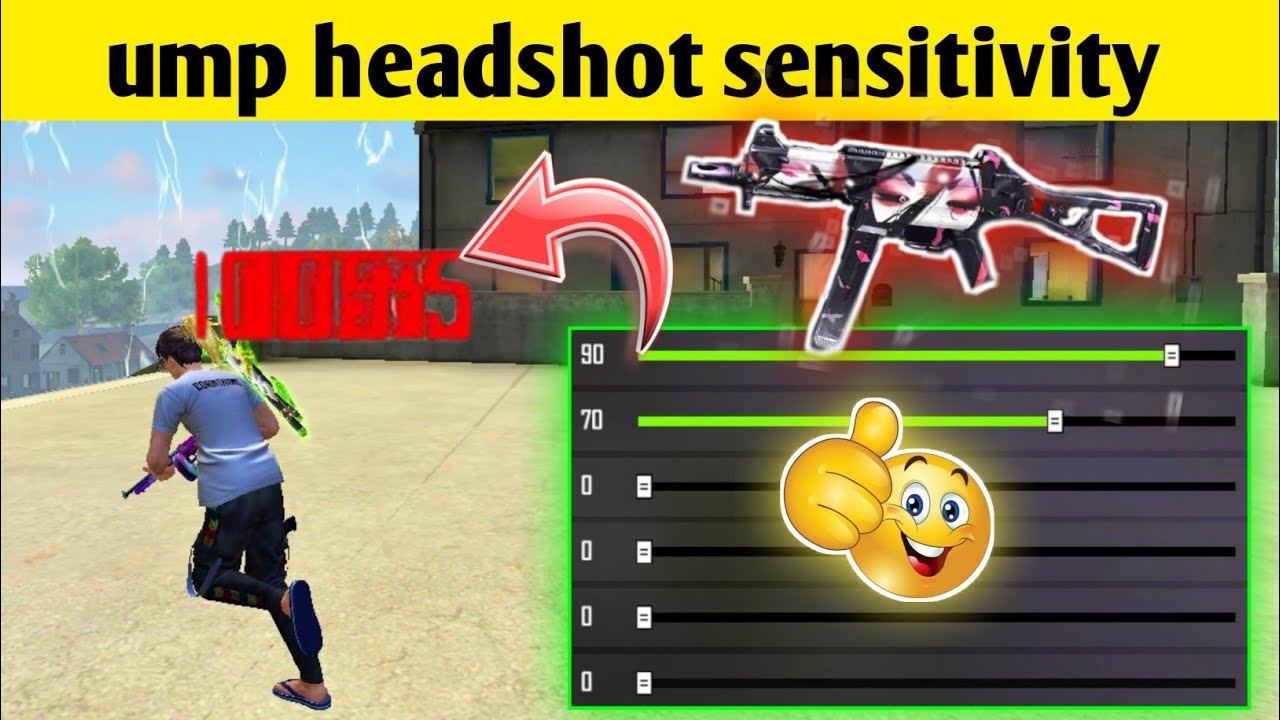 ump headshot sensitivity setting | ump headshot tips and tricks | free fire sensitivity setting ...