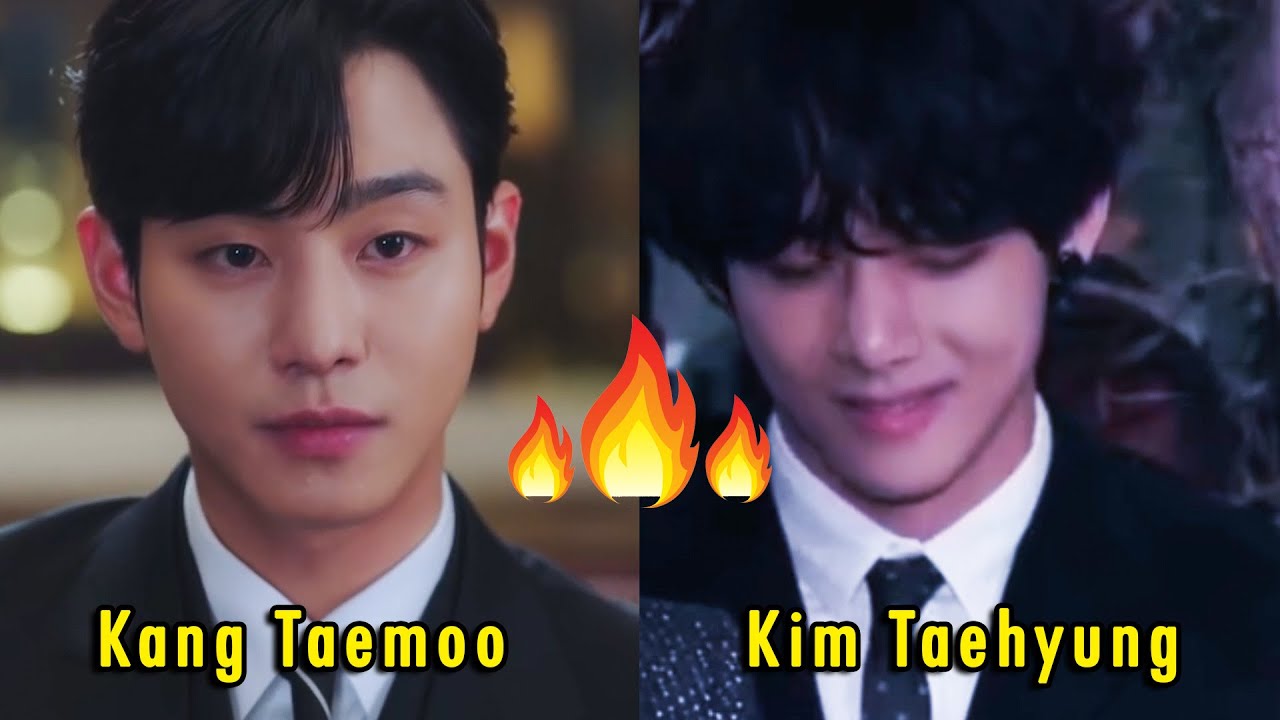 SAME VIBE 🔥 Taehyung as Kang Taemoo from 'business proposal' - YouTube