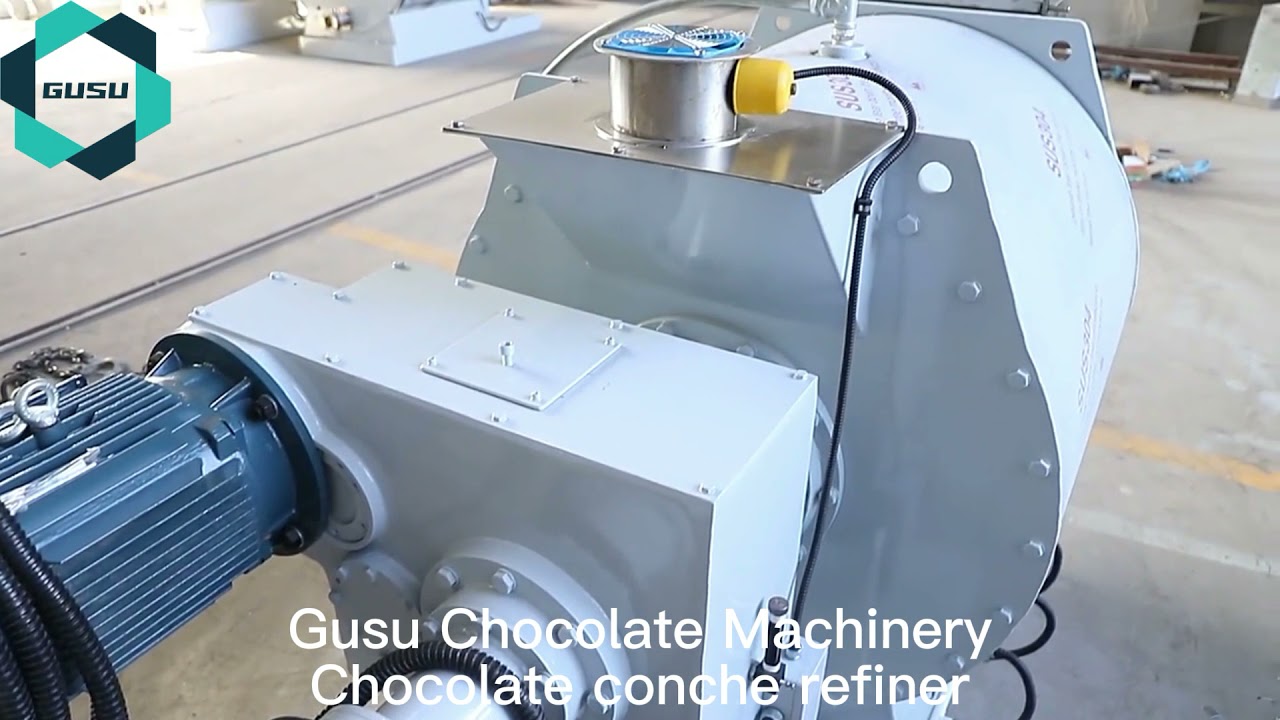 Chocolate conche refiner - YouTube