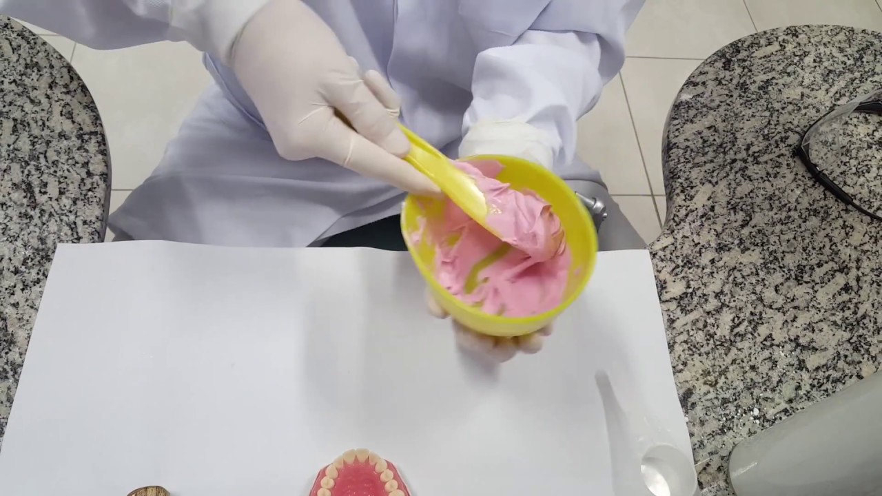 Manipulação - Alginato e Gesso - Materiais Dentários - FASURGS - YouTube