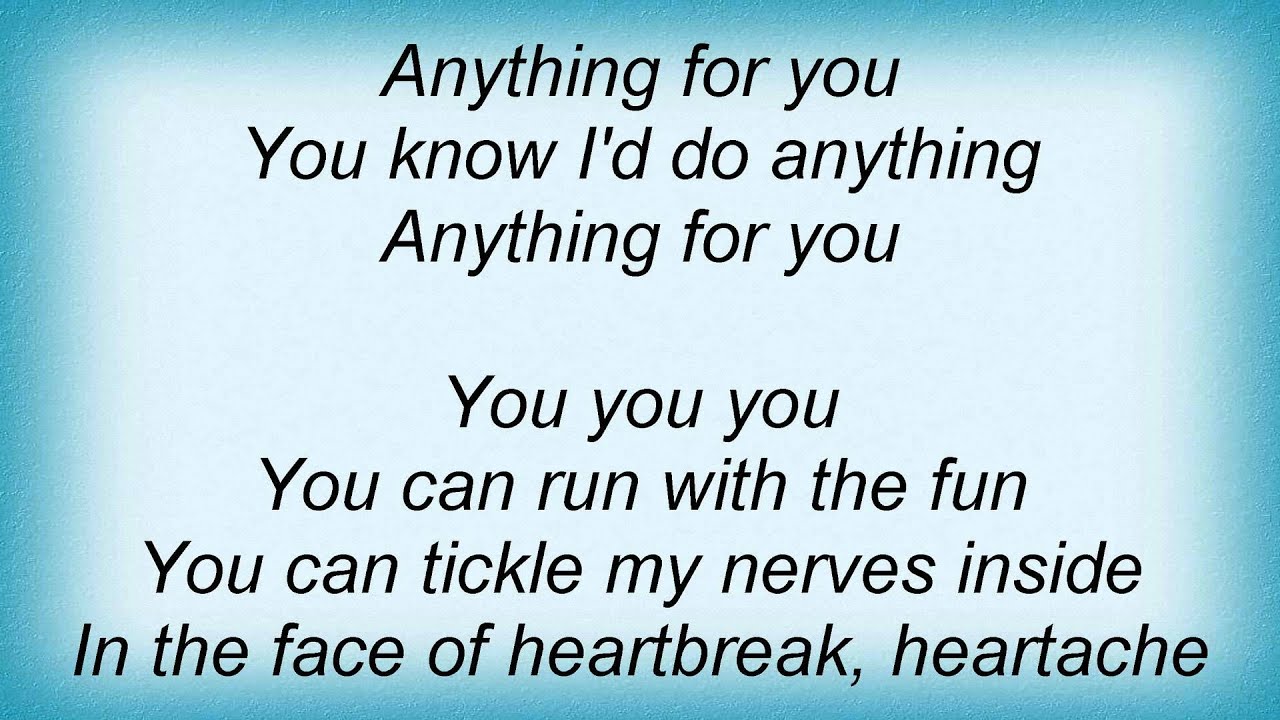 Bee Gees - Anything For You Lyrics_1 - YouTube