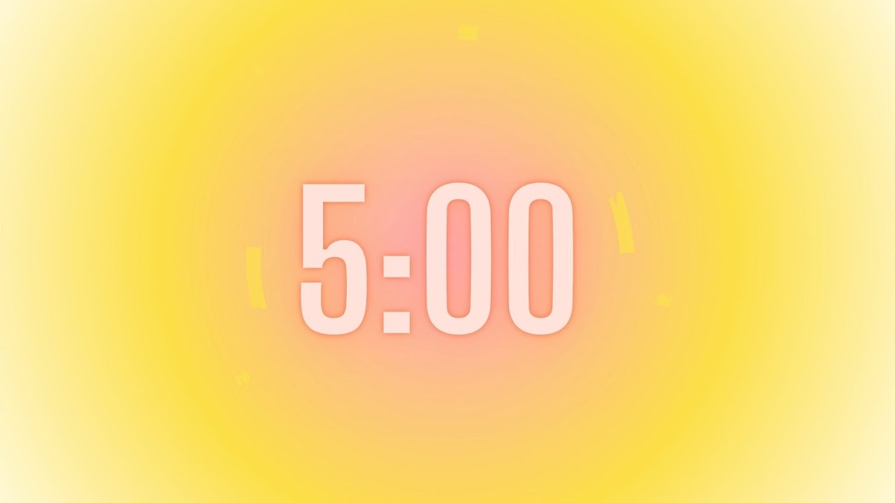 Calming 5-Minute Countdown | Aura-Themed Timer for Relaxation | Mindfulness Timer - YouTube