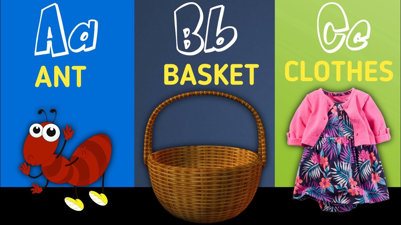 ABC | English Vocabulary | English Words | Alphabets A To Z | Learn ...