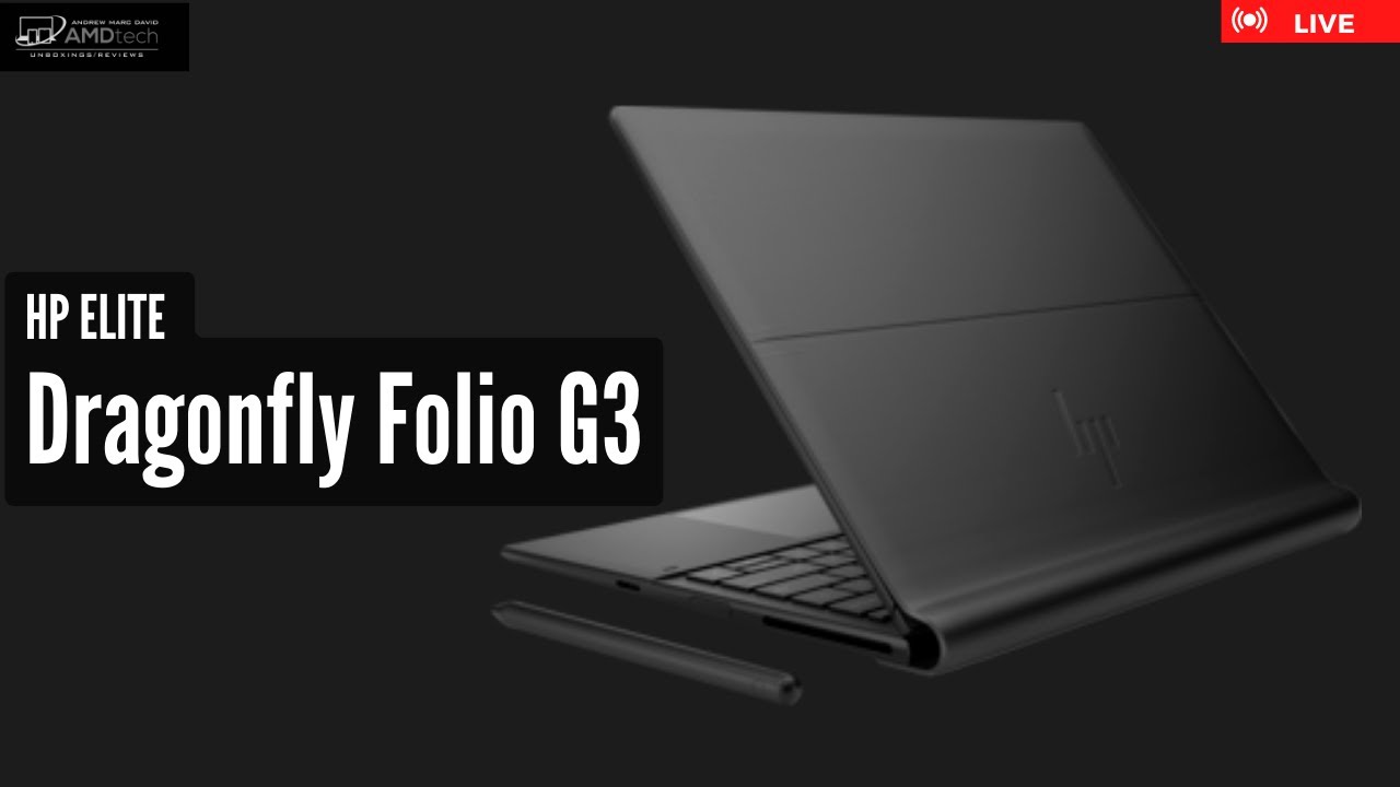 HP Dragonfly Folio G3 - Live Unboxing - YouTube