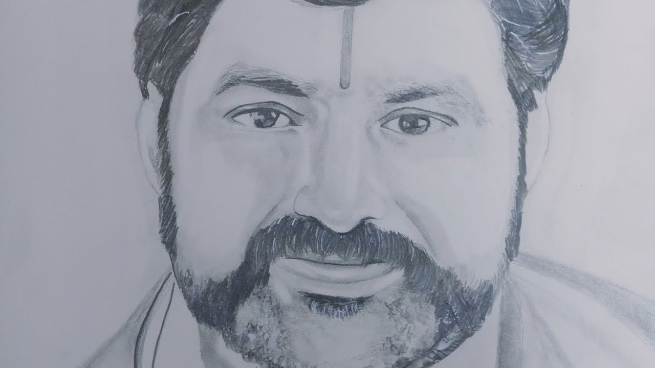 NBK / Nandamuri Balakrishna Latest Photo Pencil Drawing @venkyjoshiarts ...