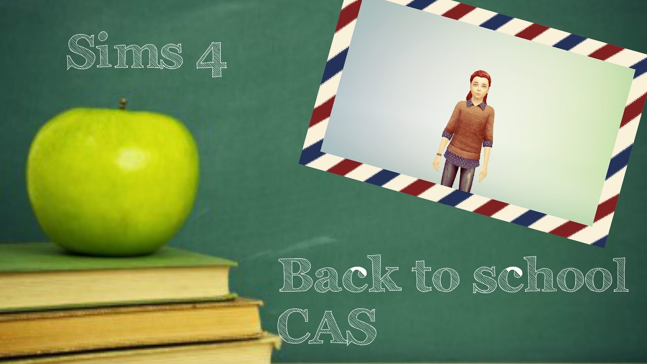 The Sims 4 Back to School Child CAS - YouTube