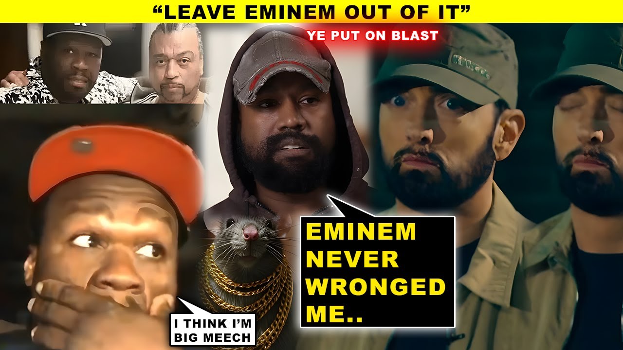 “Leave Eminem OUT” Kanye West CALLED OUT For Post, 50 Cent Continues BASHING Big Meech ...