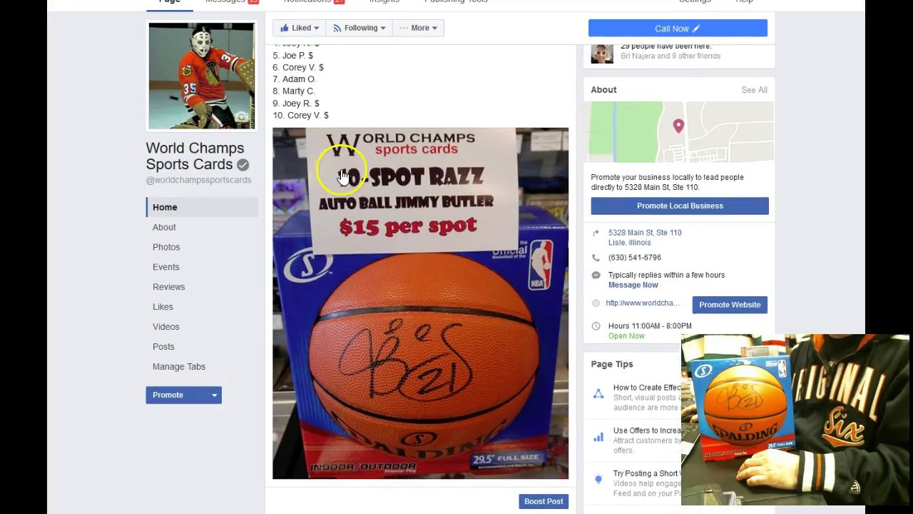 RAZZ Jimmy Butler Autographed Basketball - YouTube