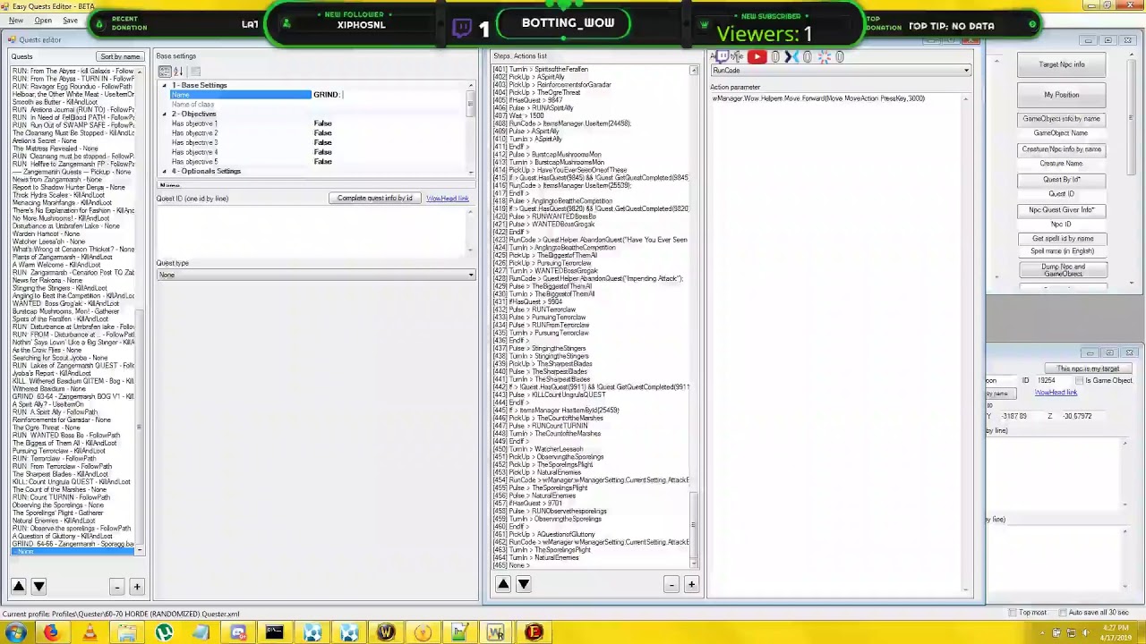 World of Warcraft BOTTING - 1-70 Hands-Free Leveling | Wrobot Profiles ...