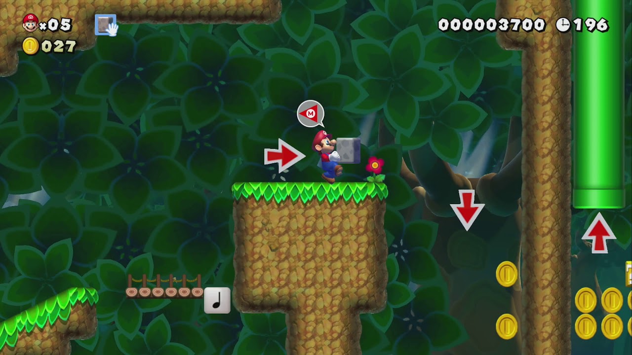 Story Mode ~ Stone from the River for Yellow Toad - Super Mario Maker 2 ...