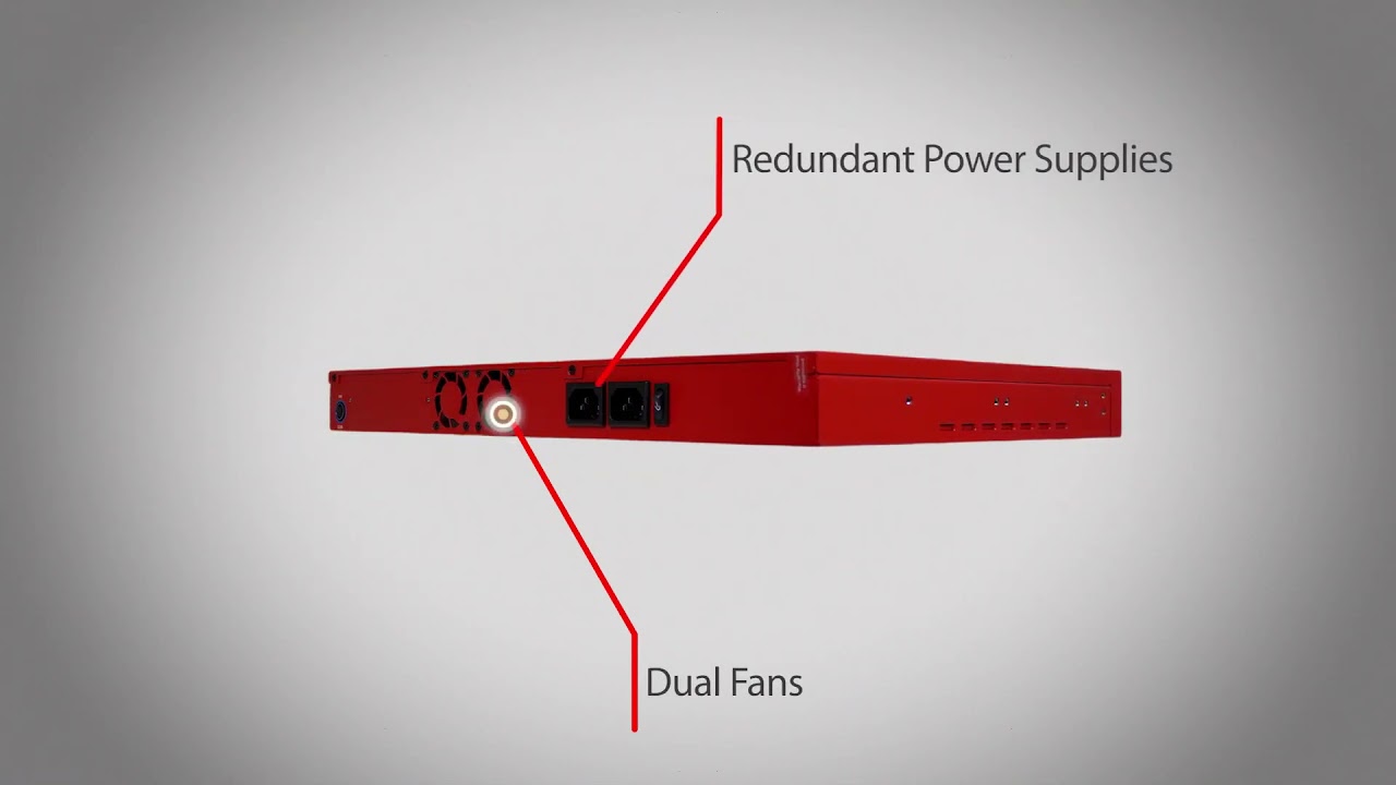 WatchGuard Firebox M590 - Rotation and Highlights - YouTube