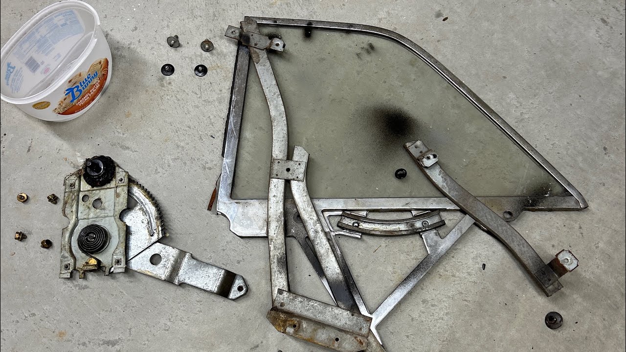 1962 Impala Rear Quarter Window Removal - YouTube