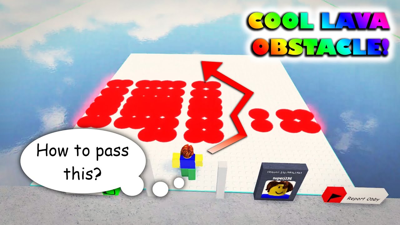 How to Make a COOL Lava Obstacle in Obby Creator! (Option 2) | Roblox ...