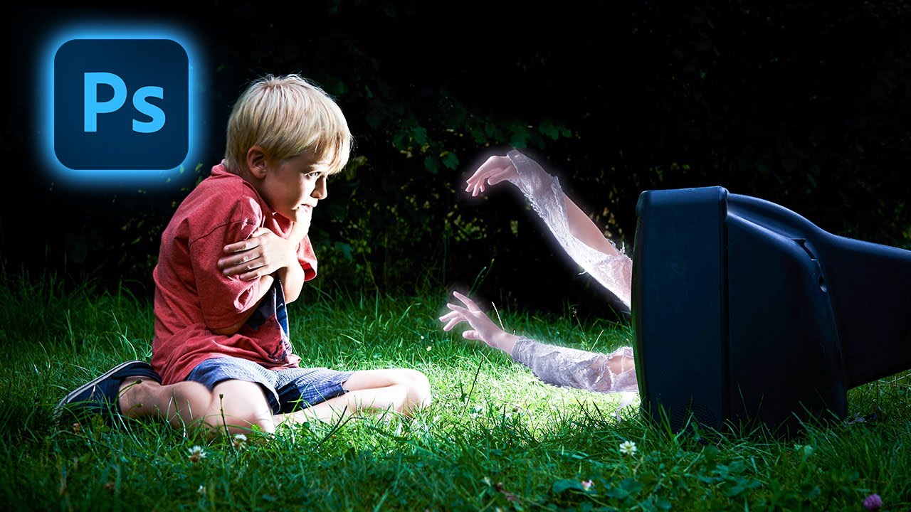 How to Create Ghost Pop Out Effect from Television or Computer in Adobe ...