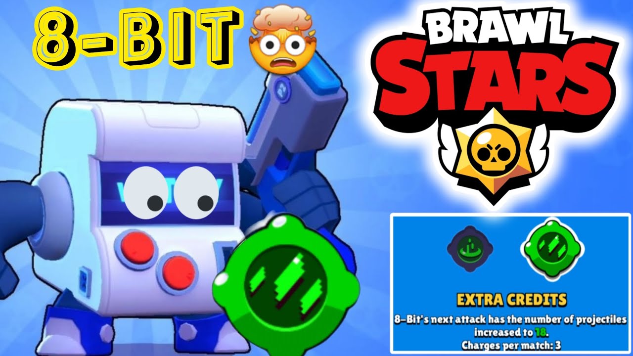 8-BIT BRAWL STARS | This GADGET does with an 8-BIT meta fighter | But ...