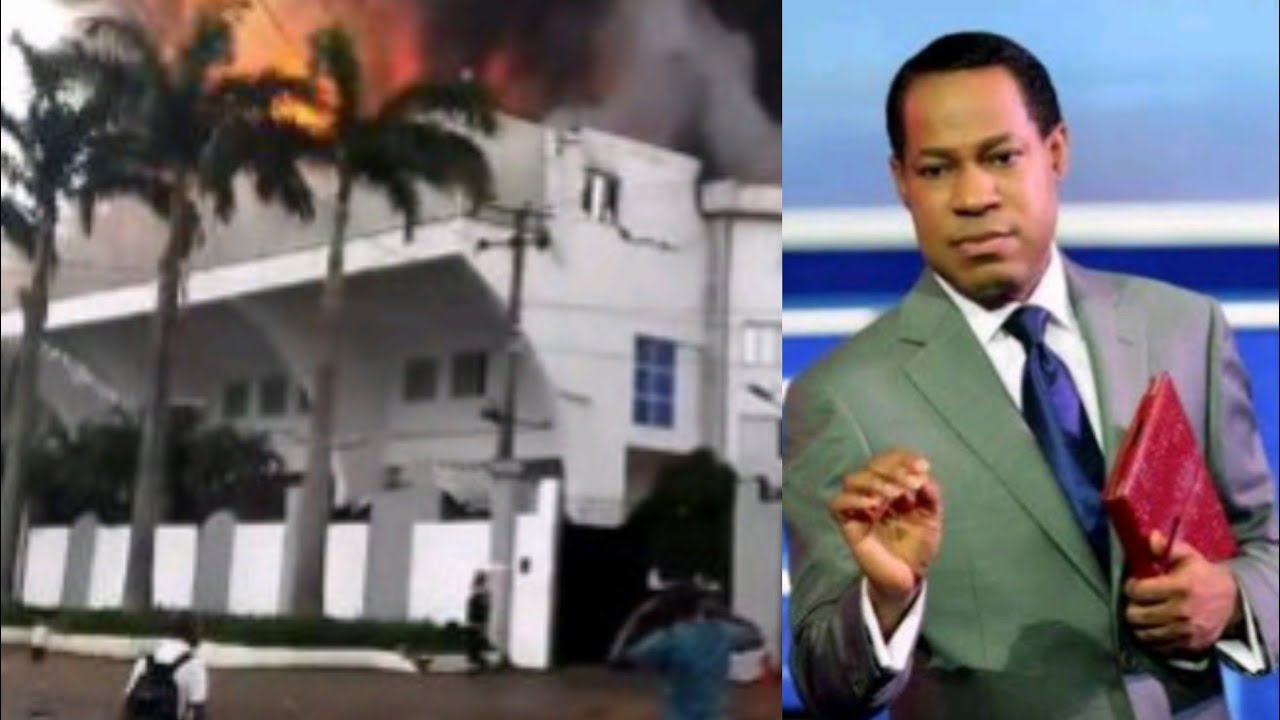 Christ Embassy HQ in Lagos currently engulf by fire. - YouTube