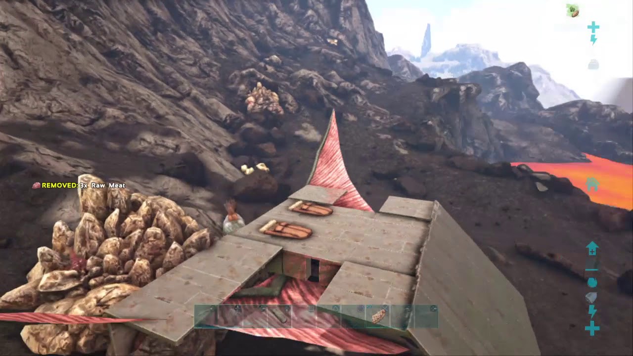 ARK: Solo Rock Elemental Tame Using Quetz Trap. - YouTube