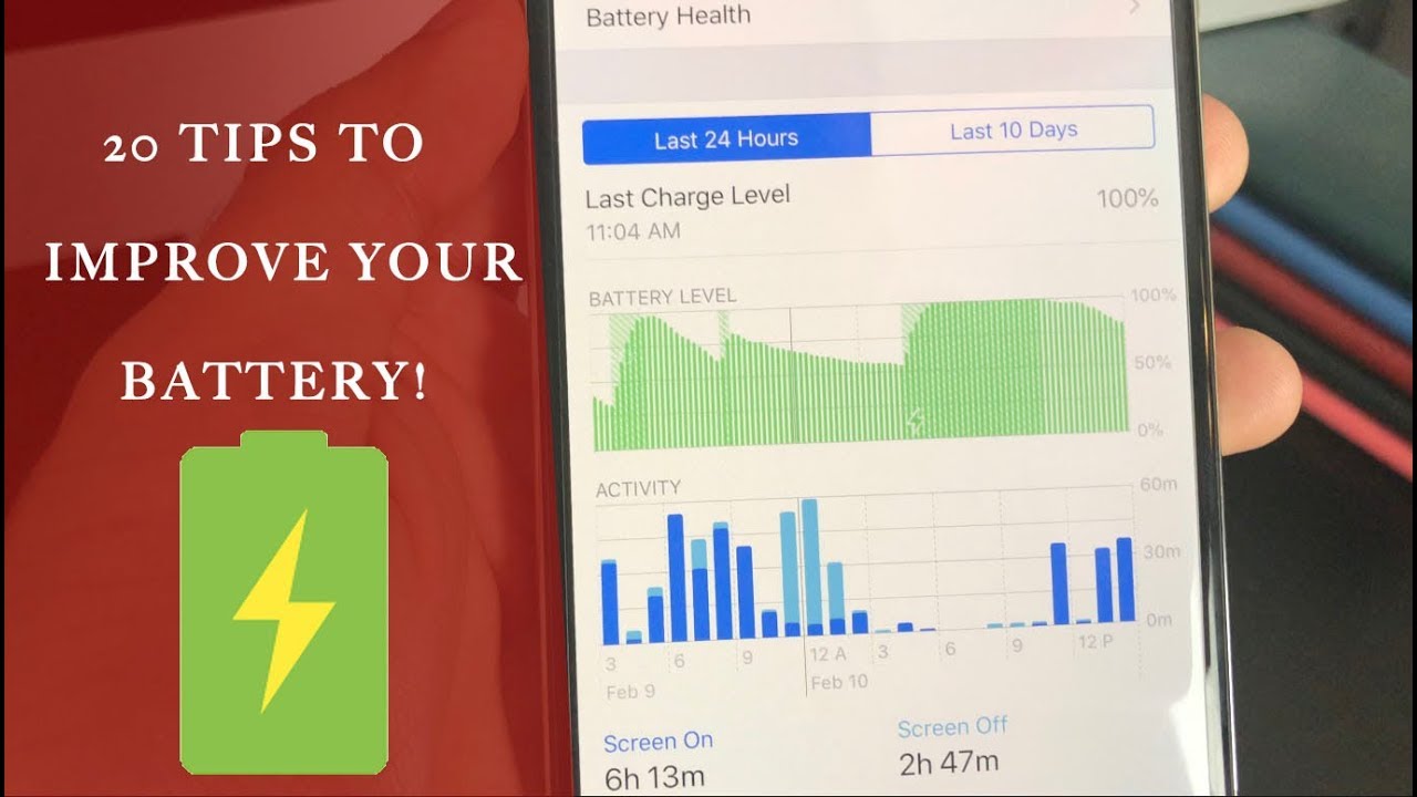 20 Tips to Save/Improve Battery on your iPhone! - YouTube