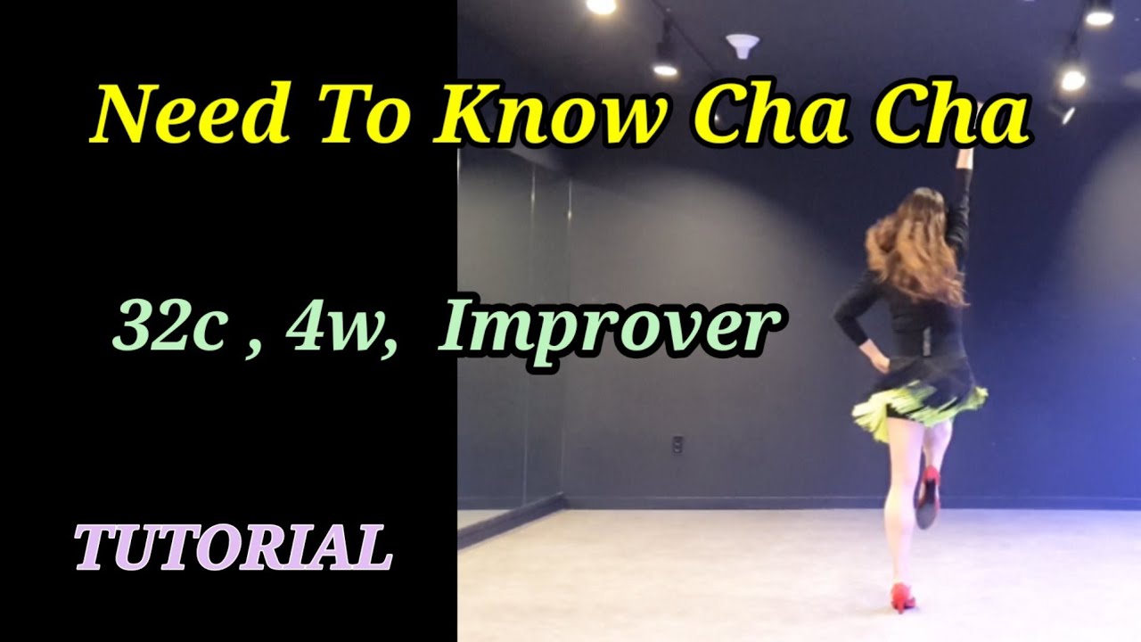 Need To Know Cha Cha|Tutorial|Line Dance - YouTube