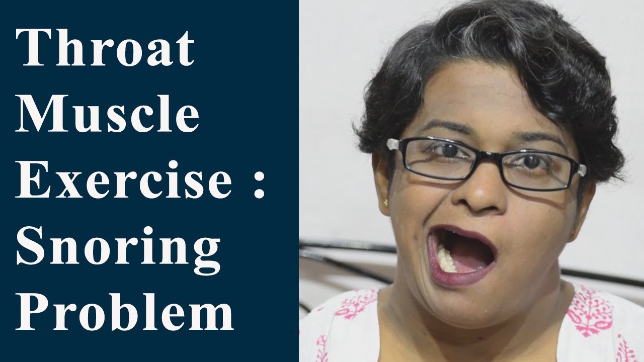Snoring Problem : Simple Throat Muscle Exercises & Treatment by Dr.Wagh ...