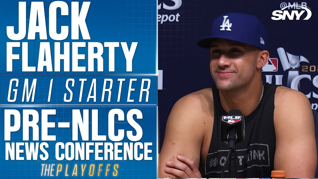 Jack Flaherty on getting NLCS Game 1 start for LA, the Mets playoff run ...